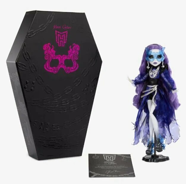 Коллекционная кукла Monster High Midnight Runway Spectra Vondergeist Doll / Монстер Хай Спектра Вондергейст из серии высокая призрачная мода Хонт кутюр