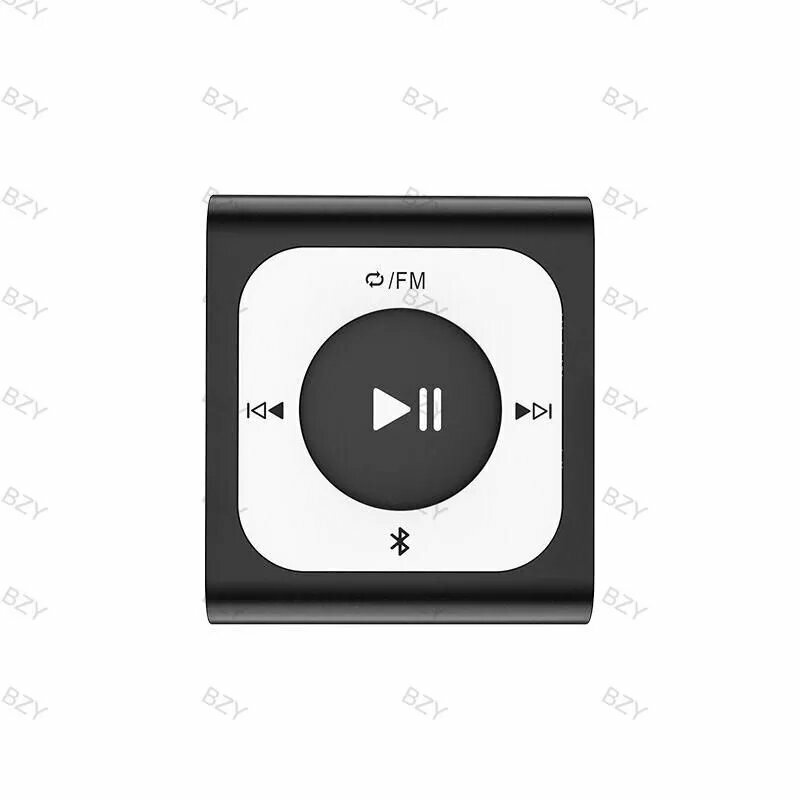 MP3-плеер с Bluetooth 4 ГБ, черный, с клипсой и поддержкой micro SD