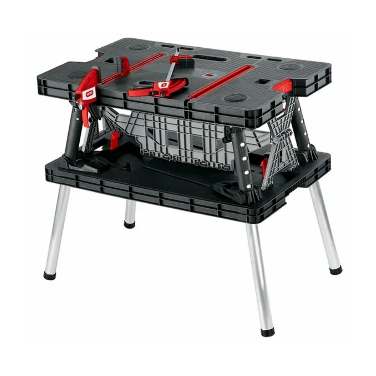 Верстак Keter 17182239 черный, мобильный, нагрузка до 450кг, 850x550 мм