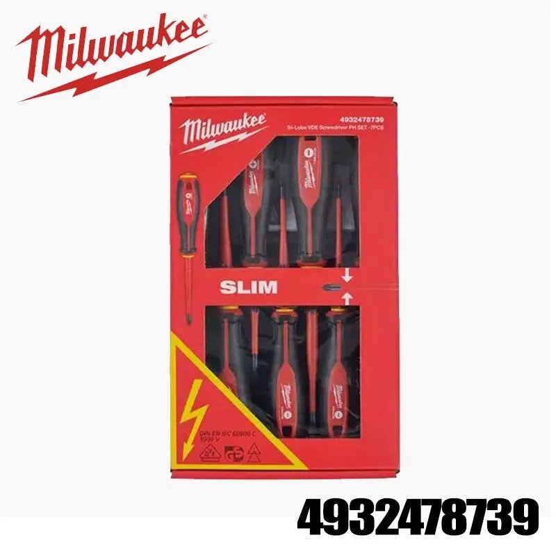 Набор отверток VDE Milwaukee 4932478739 (7шт)