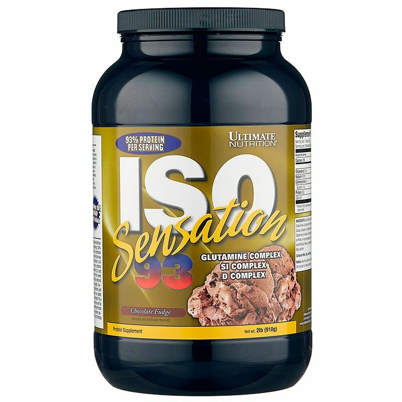 Ultimate Nutrition Iso Sensation 93 (910 гр.) Ваниль