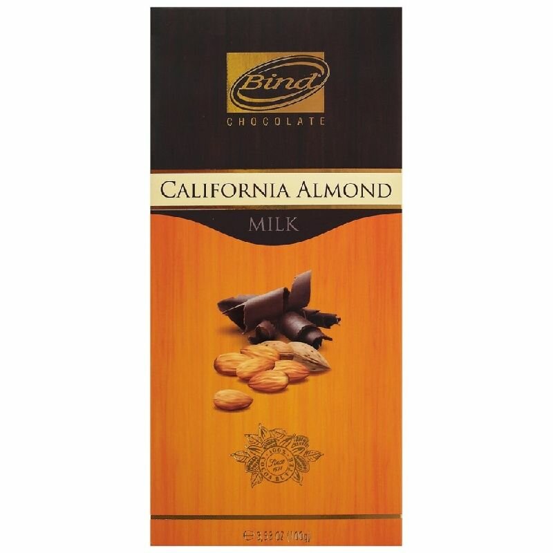 Шоколад BIND Молочный с миндалем 100г