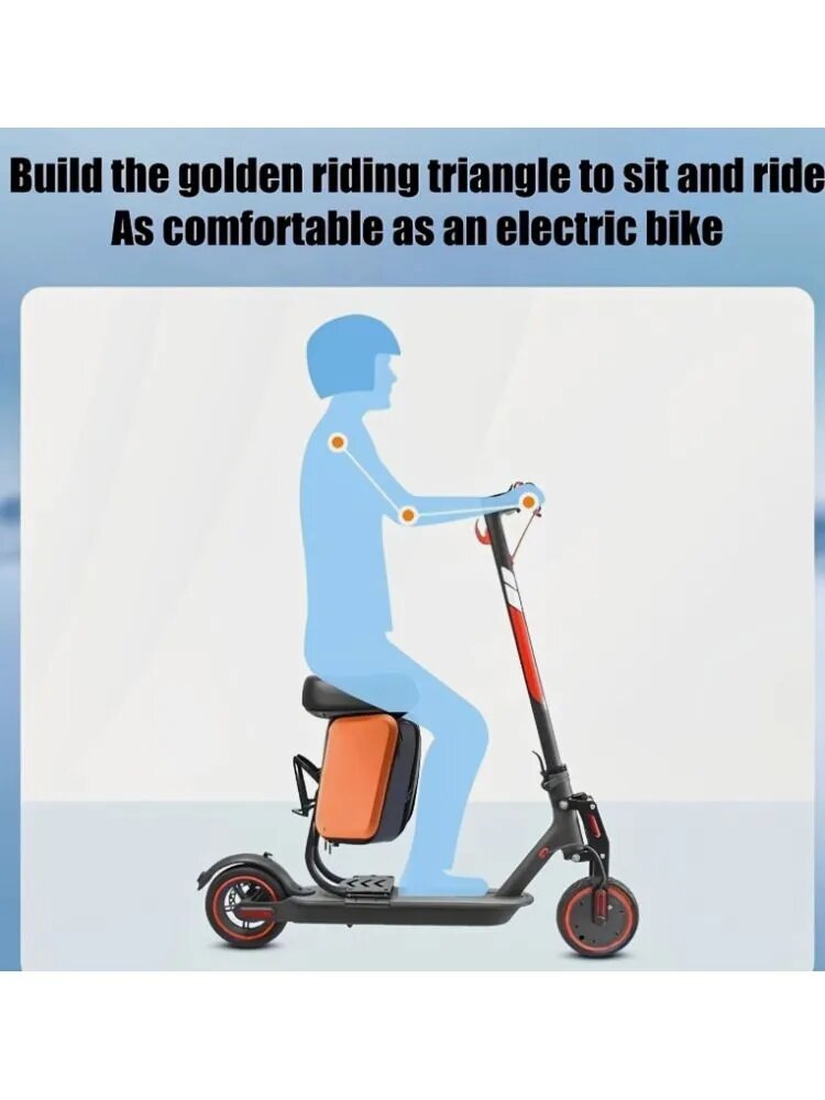 Электросамокат CUST18126@AAD0479770 для Xiaomi Pro/1S с сиденьем, 4 колеса, 120 кг