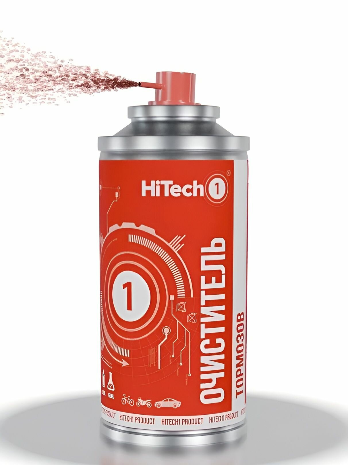 704 HiTech1 Очиститель / Обезжириватель тормозов, 210 мл.