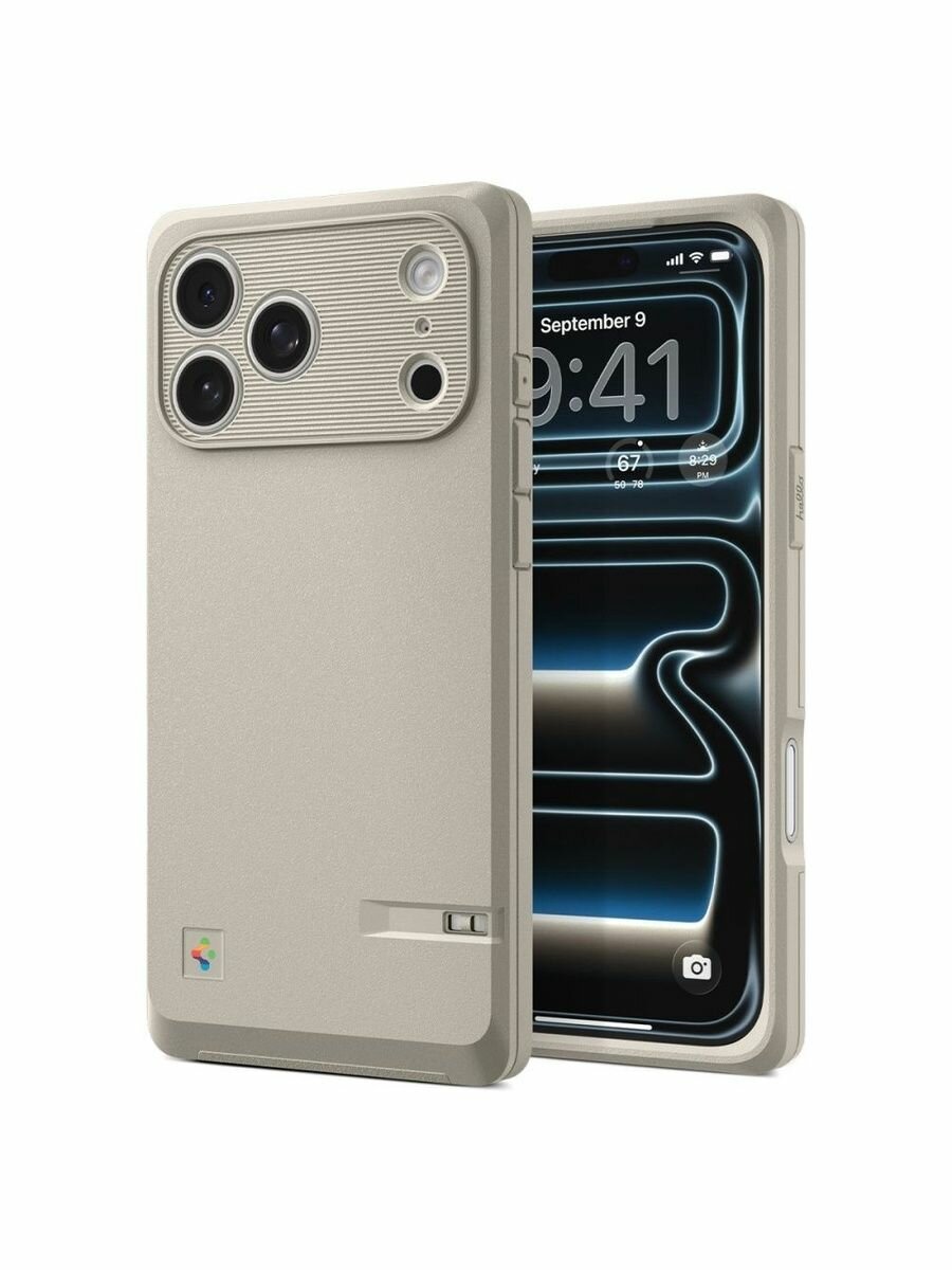 Чехол Spigen на iPhone 17 Pro Max / Айфон 17 Про Макс, Spigen Classic LS MagSafe, магнитный, бортики для защиты камеры и дисплея