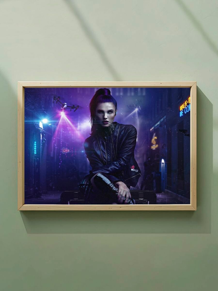 Постер, плакат на стену Cyberpunk 2077 (А3)