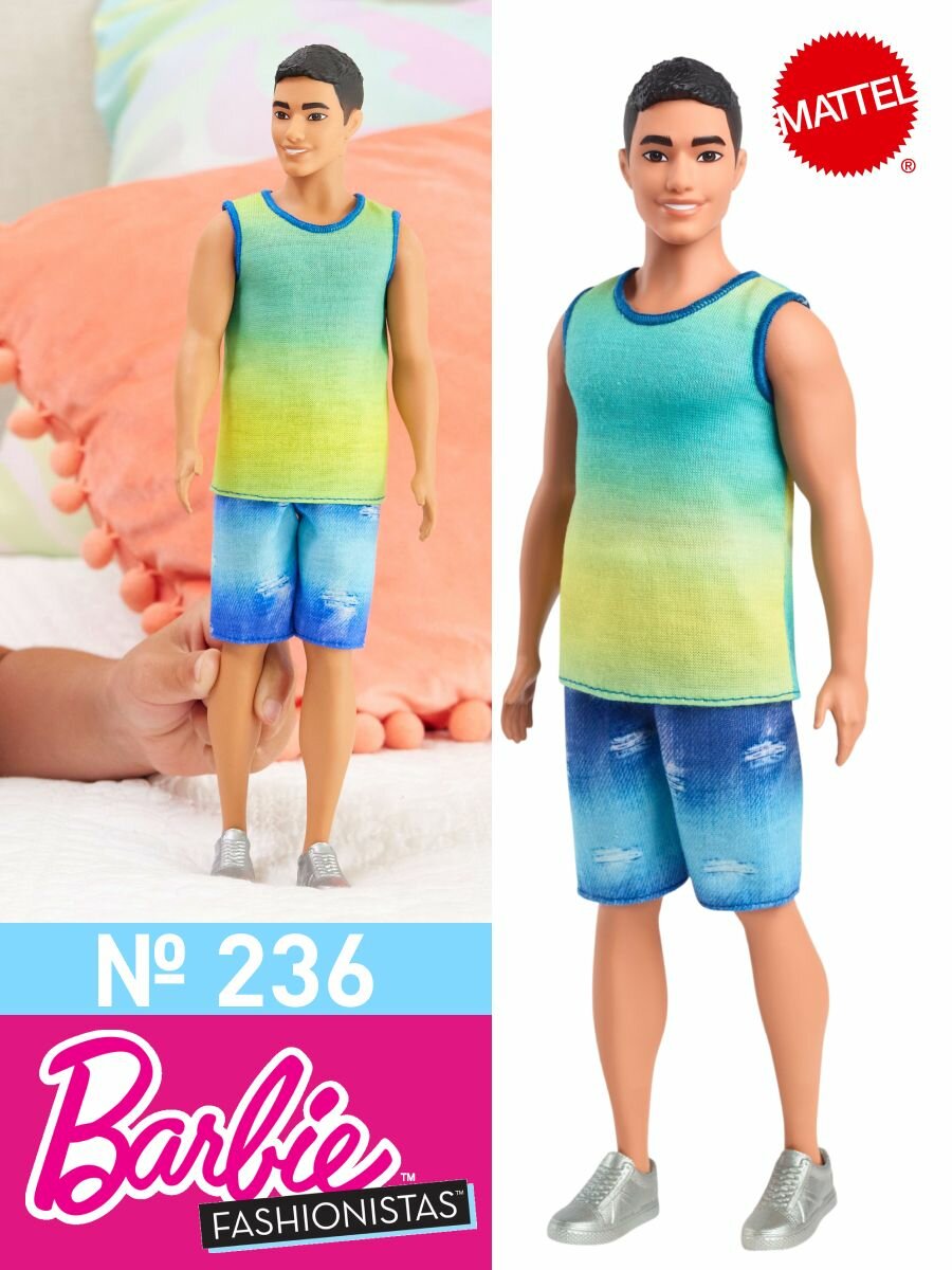 Кукла Barbie HYV00 Кен, шарнирная, коллекционная, 30см, ABS пластик