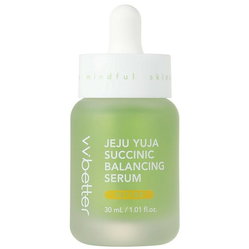 Сыворотка для лица балансирующая с янтарной кислотой, 30 мл Jeju Yuja Succinic Balancing Serum VVBETTER