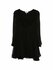 Платье Chloe Ruffled mini dress, размер 40, черный