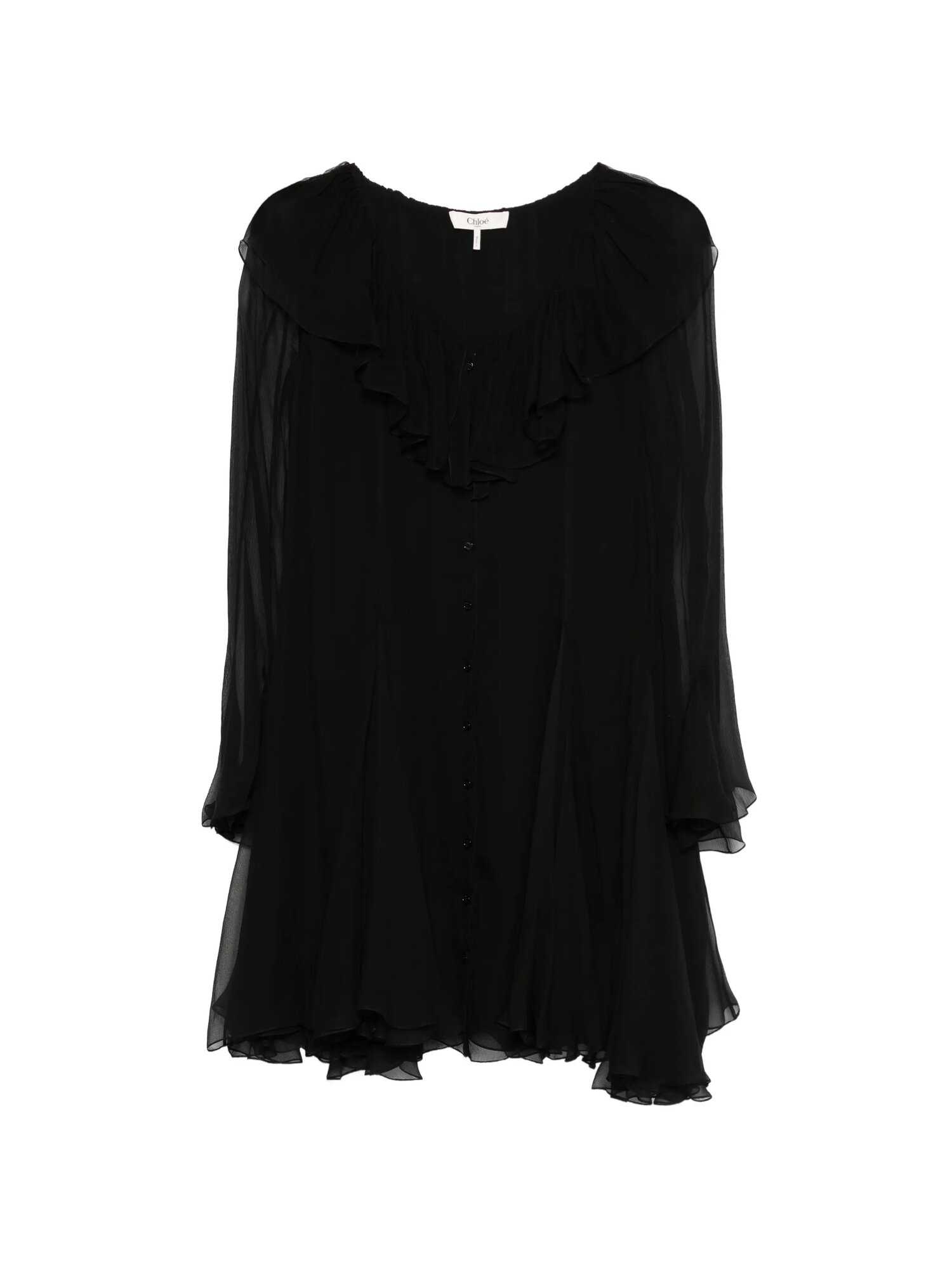 Платье Ruffled mini dress