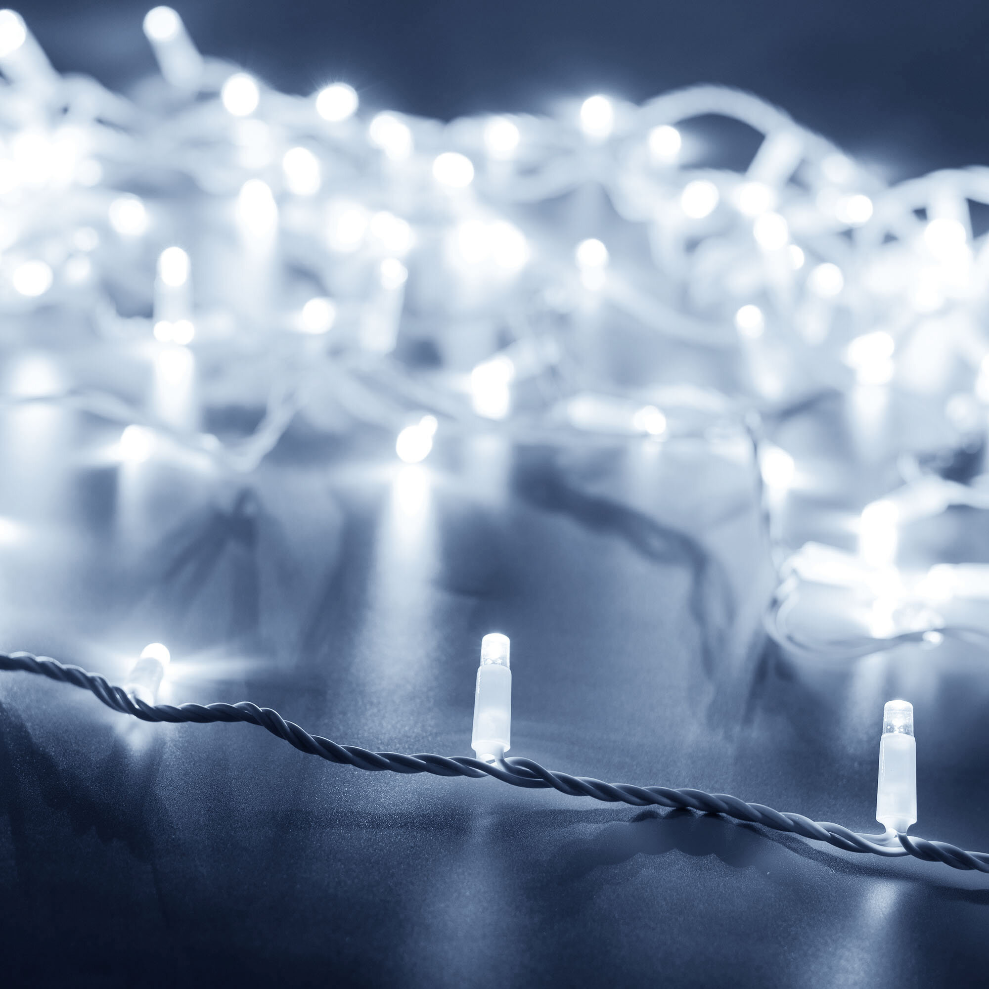 Светодиодная гирлянда ARD-STRING-CLASSIC-10000-WHITE-100LED-STD WHITE (230V, 7W) (Ardecoled, IP65, 1 год) 025811