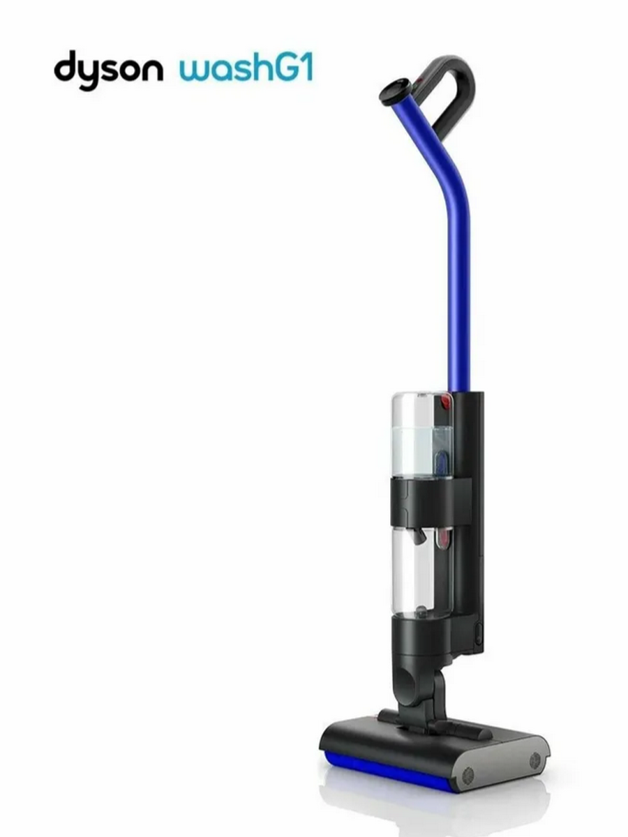 Моющий вертикальный пылесос Dyson Wash G1 Черный/Синий 3600 mAh EU