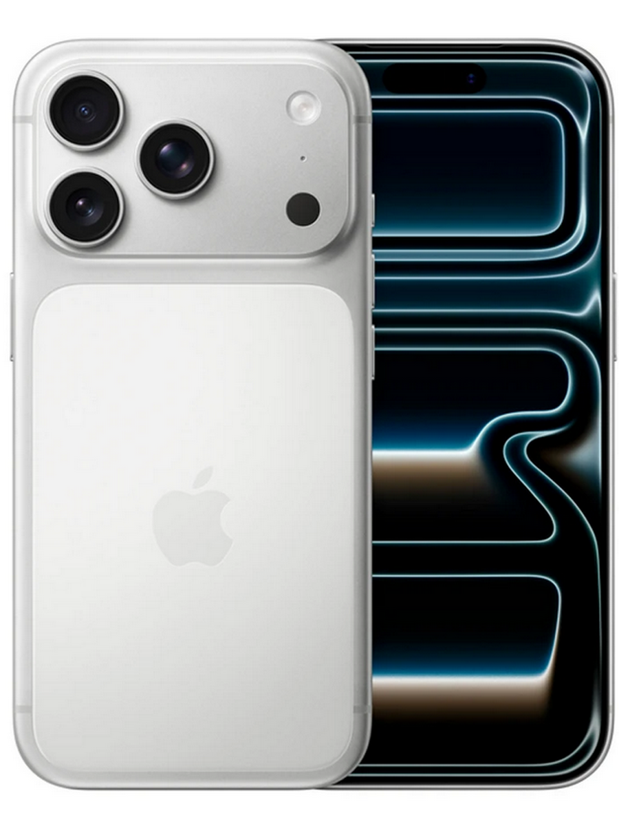 Смартфон Apple iPhone 17 Pro (nanoSIM + eSIM) 512 Гб Серебристый nanoSIM + eSIM 6.3″ LTPO Super Retina XDR OLED, 120Hz, HDR10 2G, 3G, 4G(LTE), 5G 3998 EU