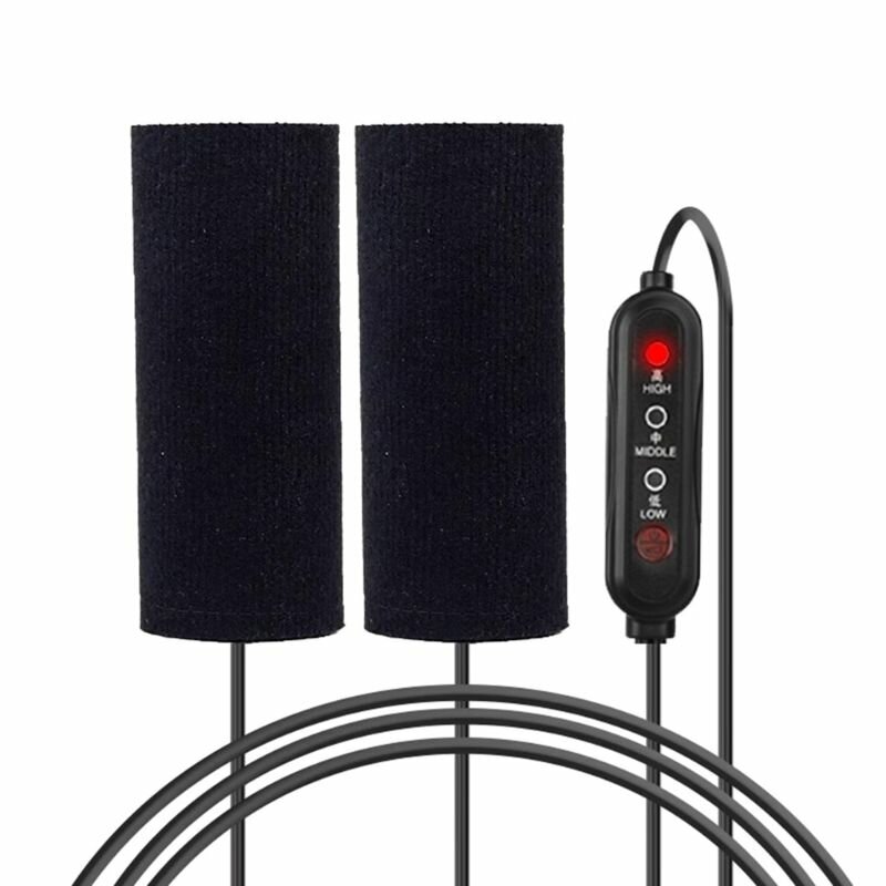 Ручки с подогревом для мотоцикла и велосипеда, USB-подключение, трехступенчатый контроль температуры, монтаж 22–32 мм