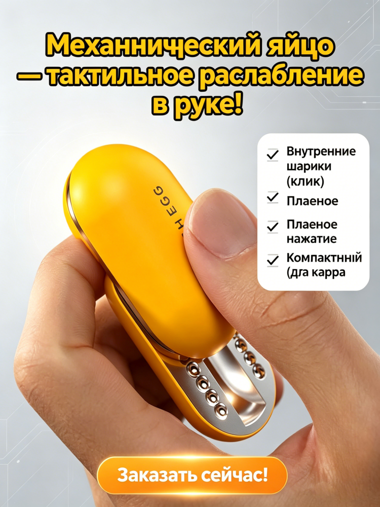 Механический ползунок ограничения положения пальцев из сплава Egg Металлическая игрушка