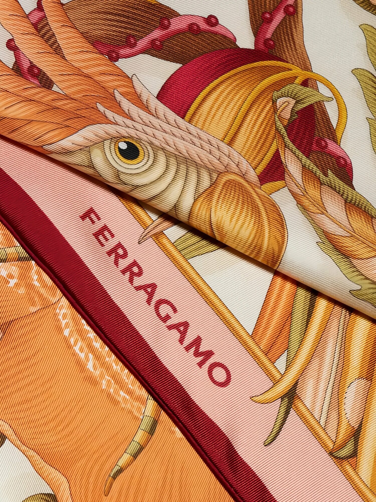 Шарф Ferragamo Parrots для девочек — фото 1