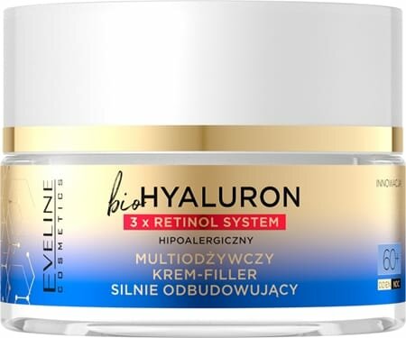 Крем для ухода за кожей Eveline Cosmetics Bio Hyaluron 3x Retinol System, 50 мл