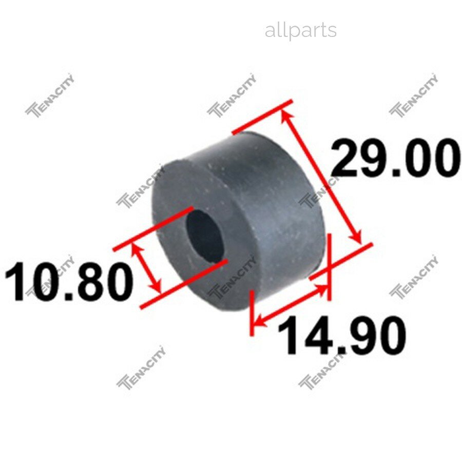TENACITY ASMTO1109 Втулка амортизатора