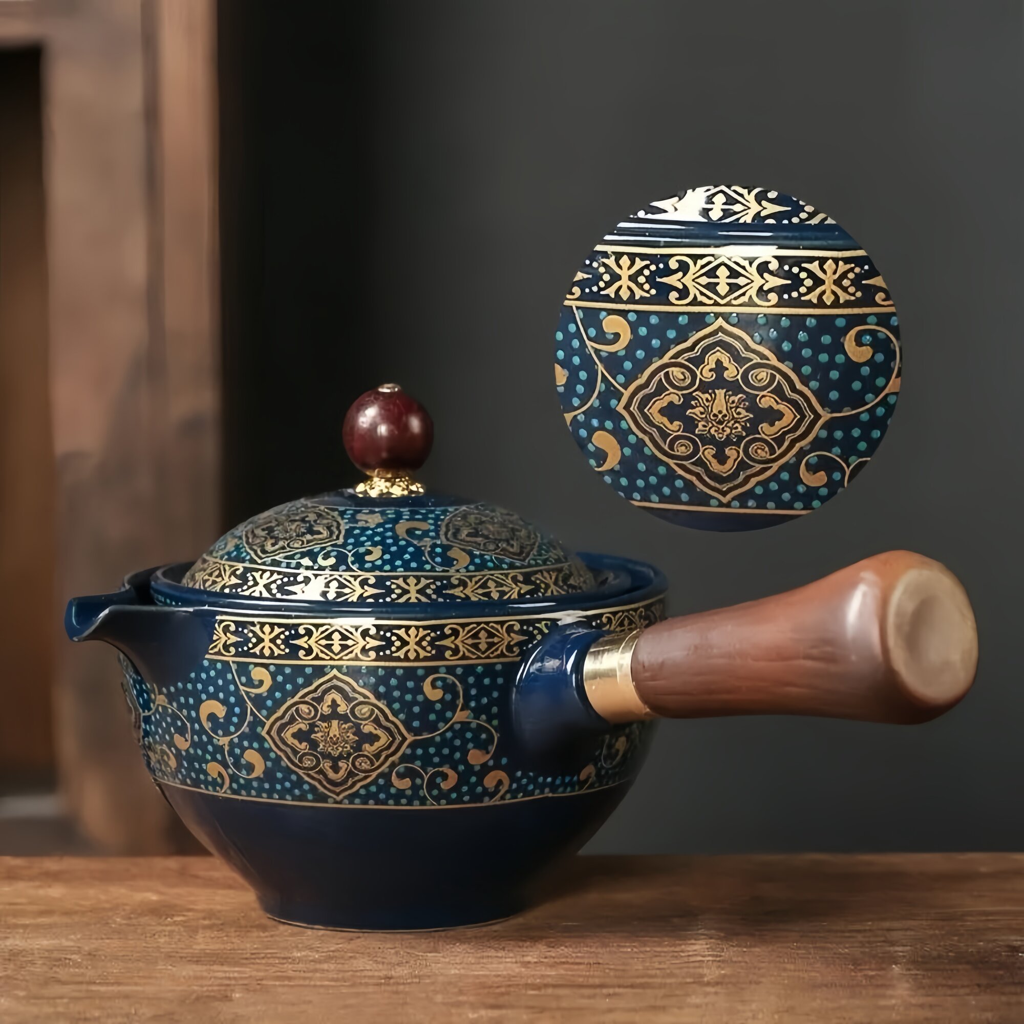 Чайник Гунфу Дорожный чайный набор, заварочный чайник одиночный, 1 шт