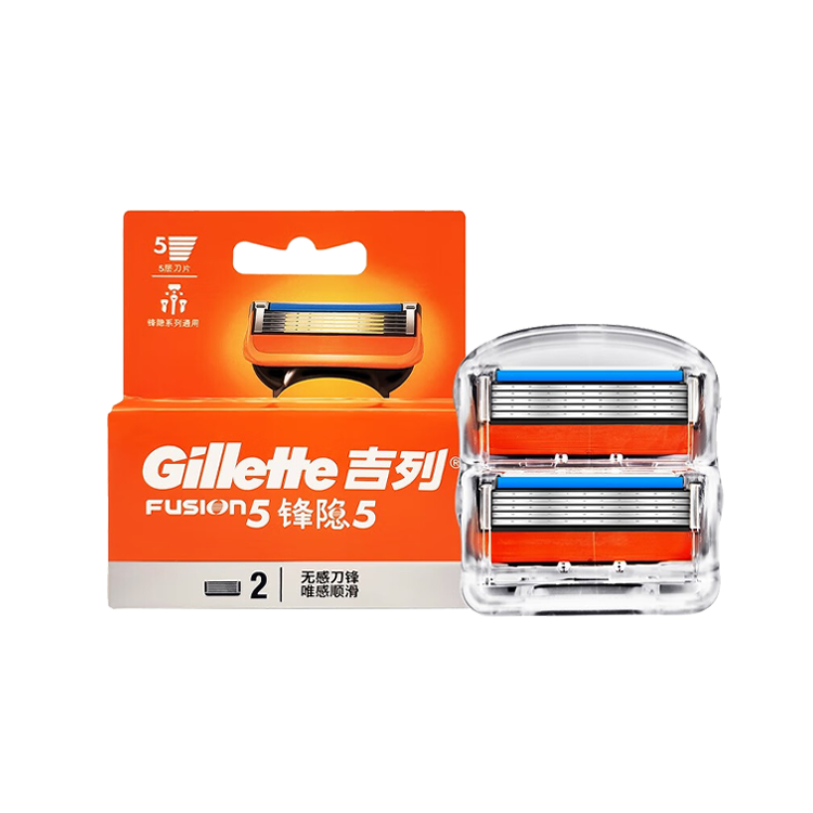 Картриджи для бритья унисекс Gillette Fusion5, 2 шт.