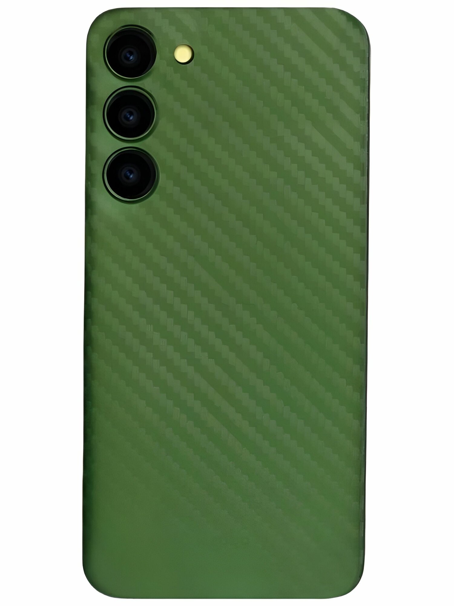 Чехол на Samsung Galaxy S23, Air Carbon ультратонкий пластик, зеленый