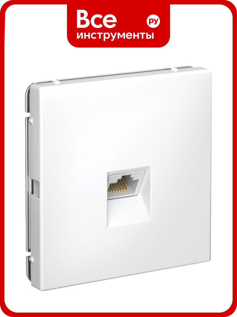 Розетка компьютерная RJ45 Systeme Electric ArtGallery, кат. 5е, механизм, Лотос, арт. GAL001383