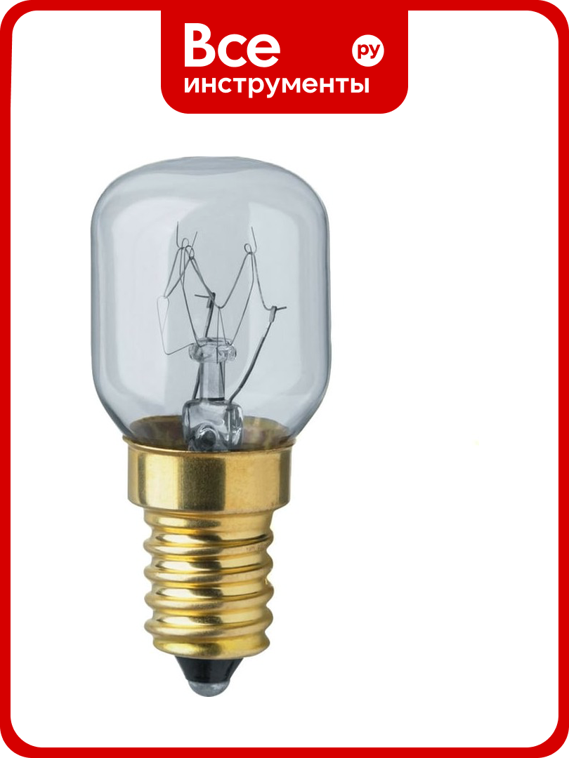 Лампа, Navigator, Navigator 61 207 NI-T25-15-230-E14-CL для духовых шкафов