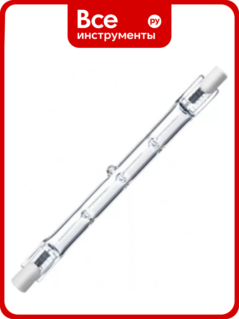Лампа галогенная FL-LED HL189 1000W R7s 5-500 - FOTON_LIGHTING 605436, трубчатый галогенный тип, теплый белый свет