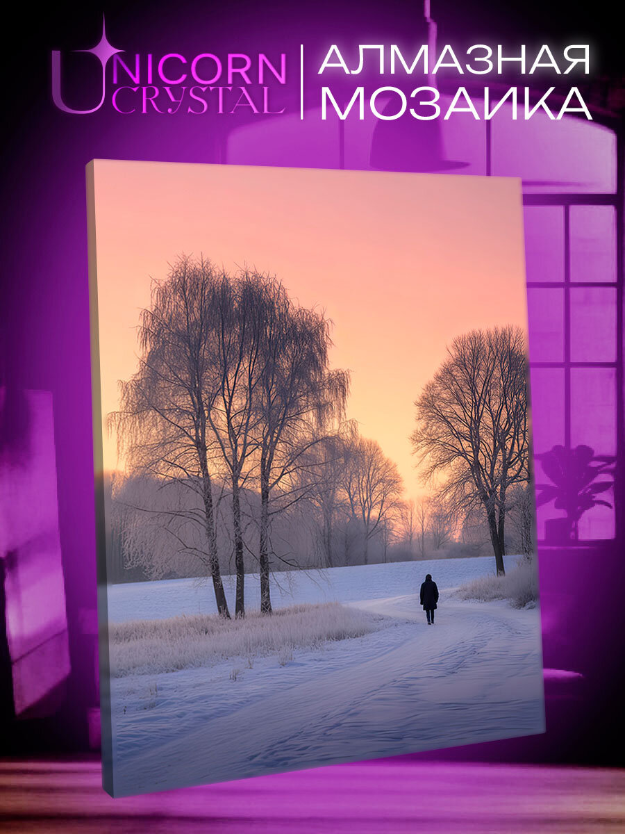Алмазная мозаика Зимние