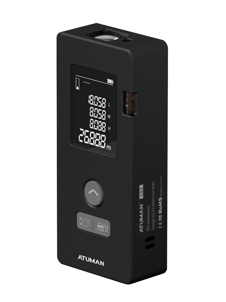 Лазерный дальномер AtuMan Laser Rangefinder LS3 80 m до 80 м
