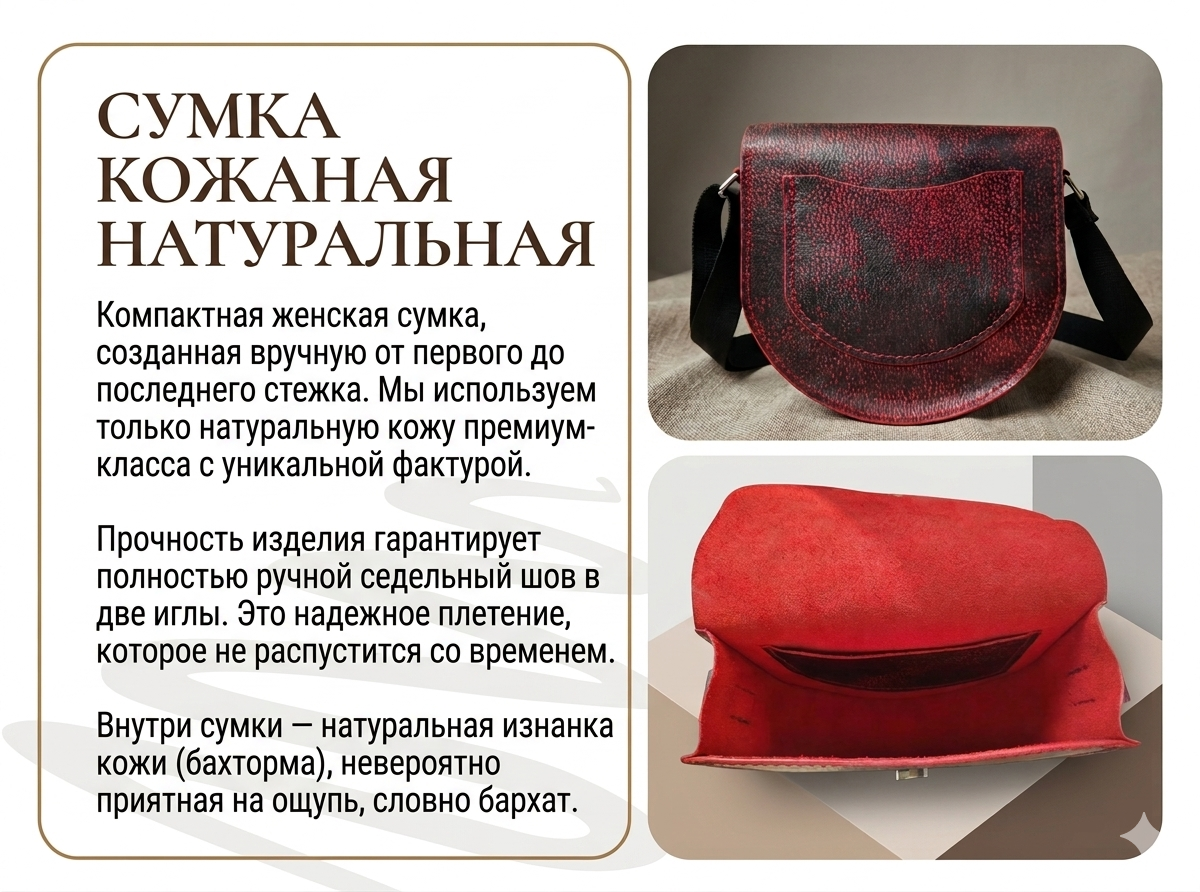 Сумка , фактура зернистая, черный, красный — фото 1