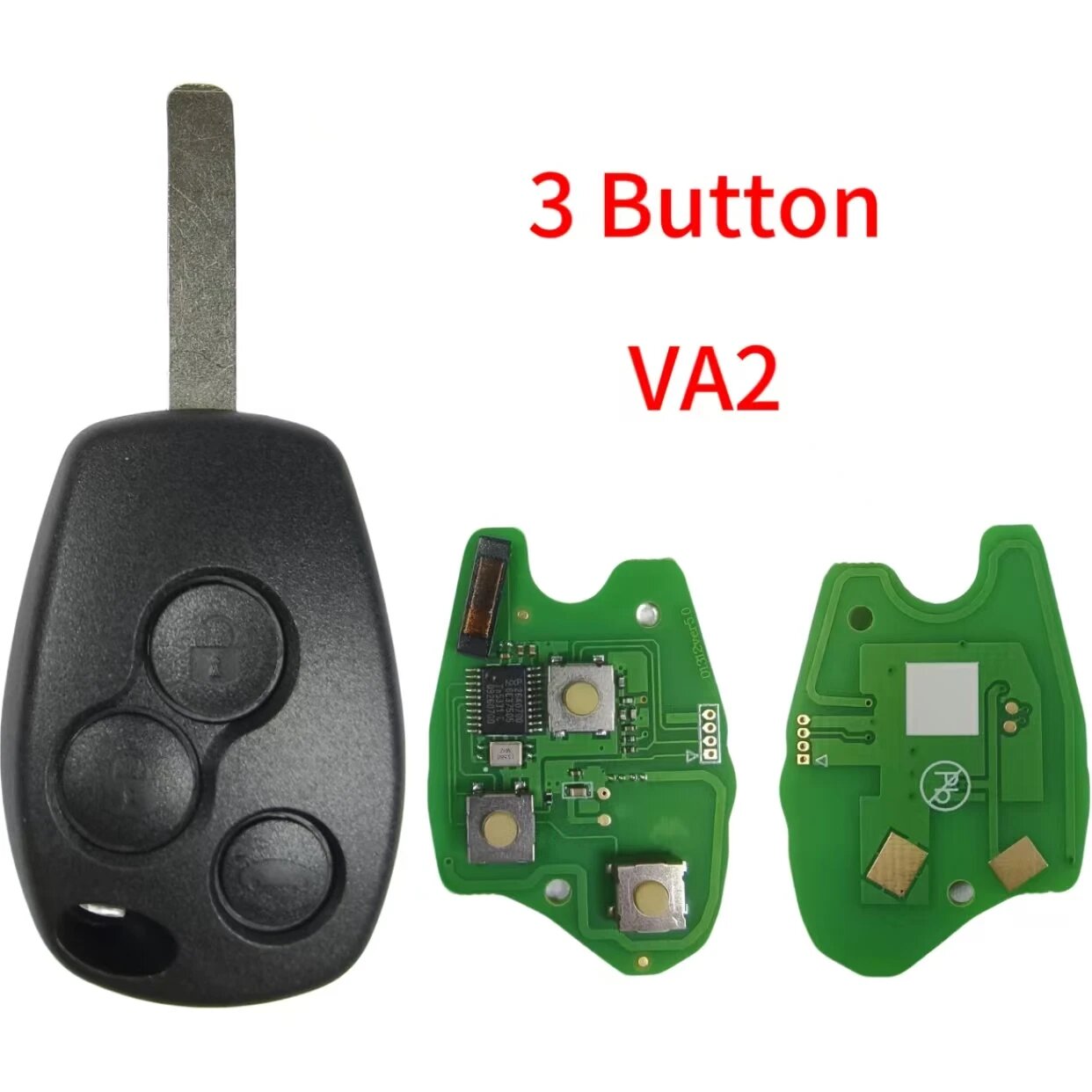 Ключ-пульт 3 кнопки VA2 PCF7961-4A для Renault Dacia