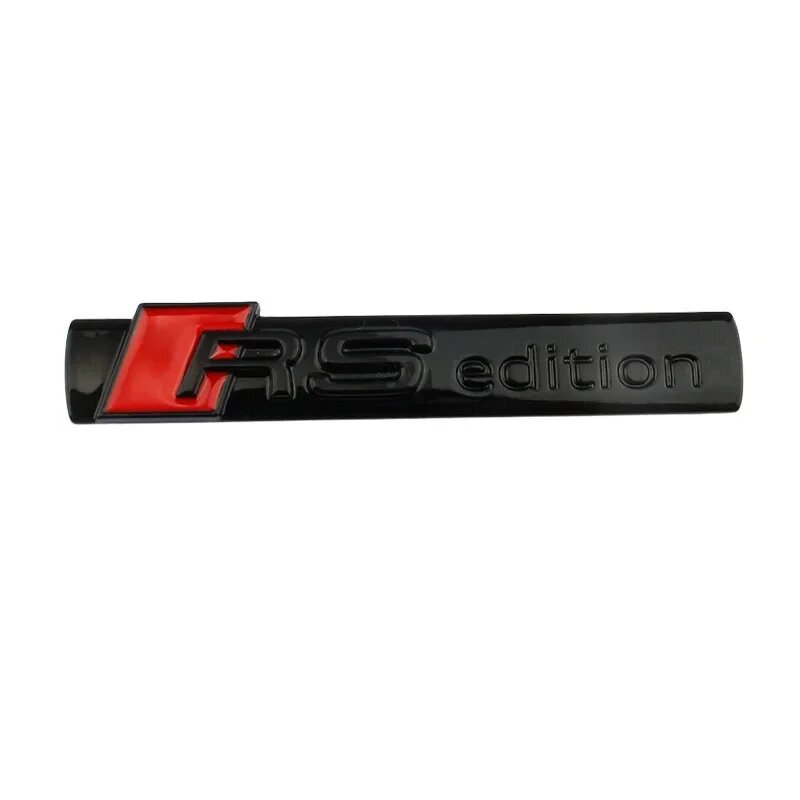 Эмблема Audi RS Edition Glossy Black для авто