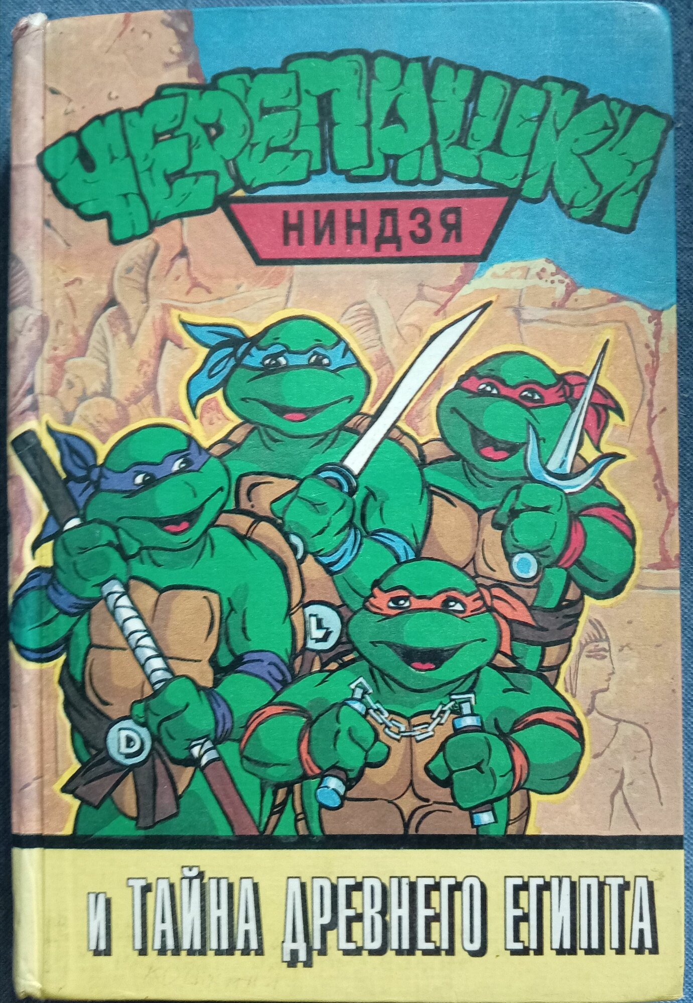 Книга Черепашки ниндзя и тайна древнего Египта.