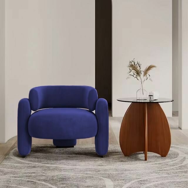 Дизайнерское кресло indigo из велюра Arben DREAM, 70x80x75 см, премиум