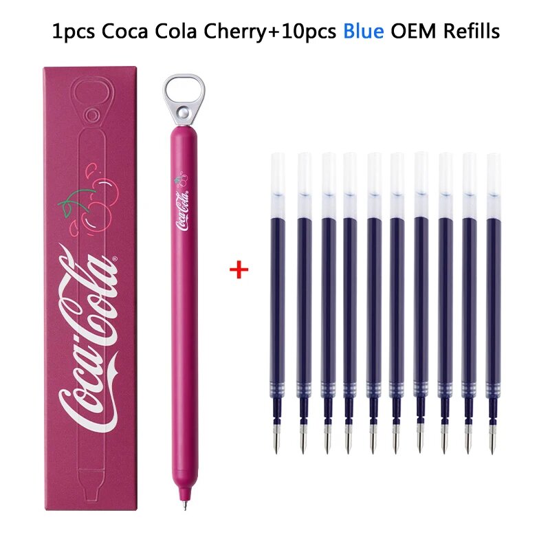 KACO Coca-Cola гелевая ручка Розовый, 1Cherry 10OEM Blue
