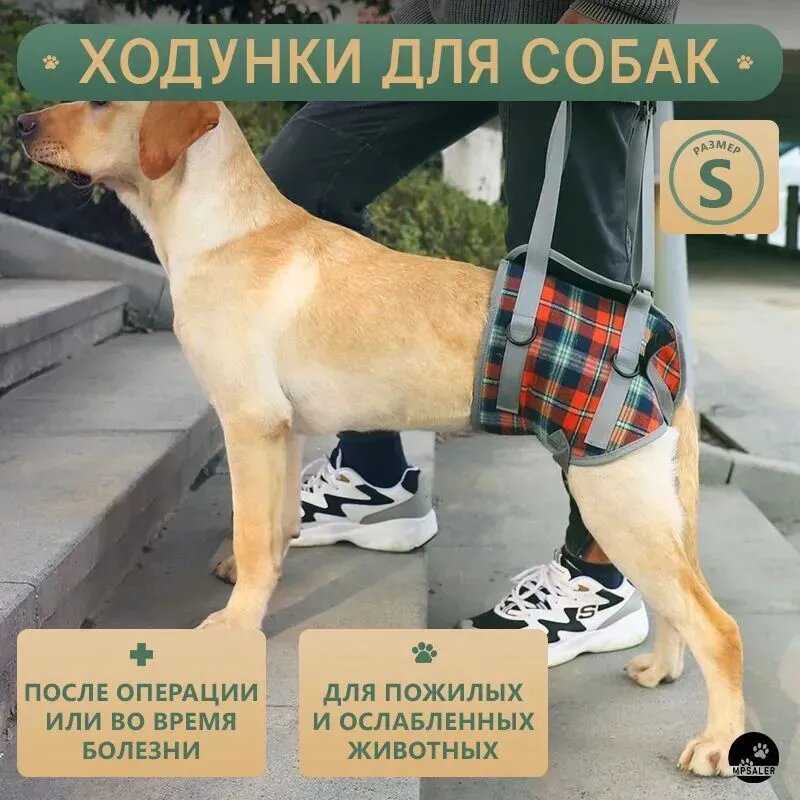 Ходунки для собак размер S для пожилых и ослабленных животных после операций
