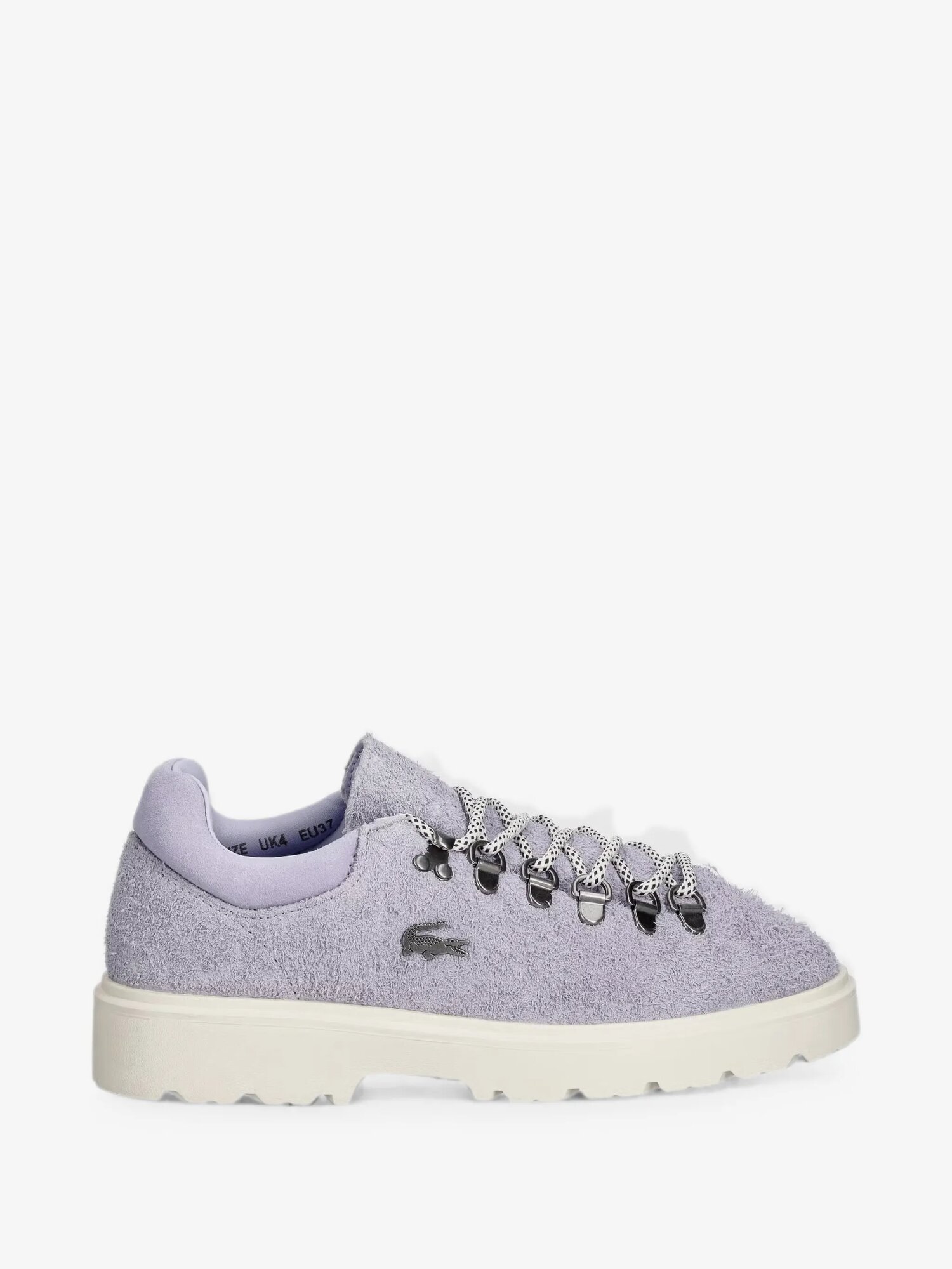 Кроссовки LACOSTE Suede logo-plaque sneakers