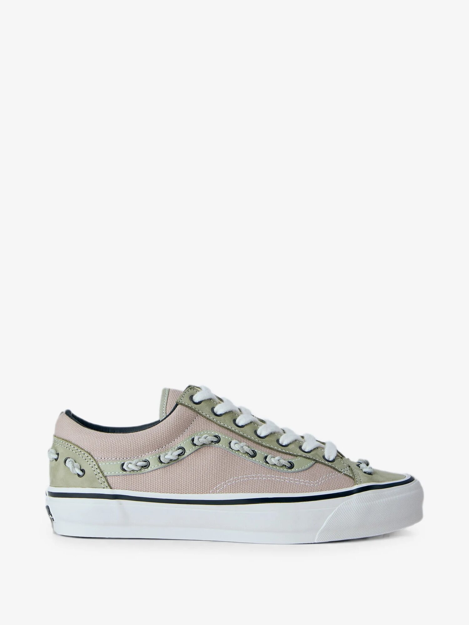 Кроссовки Lace-detail canvas sneakers