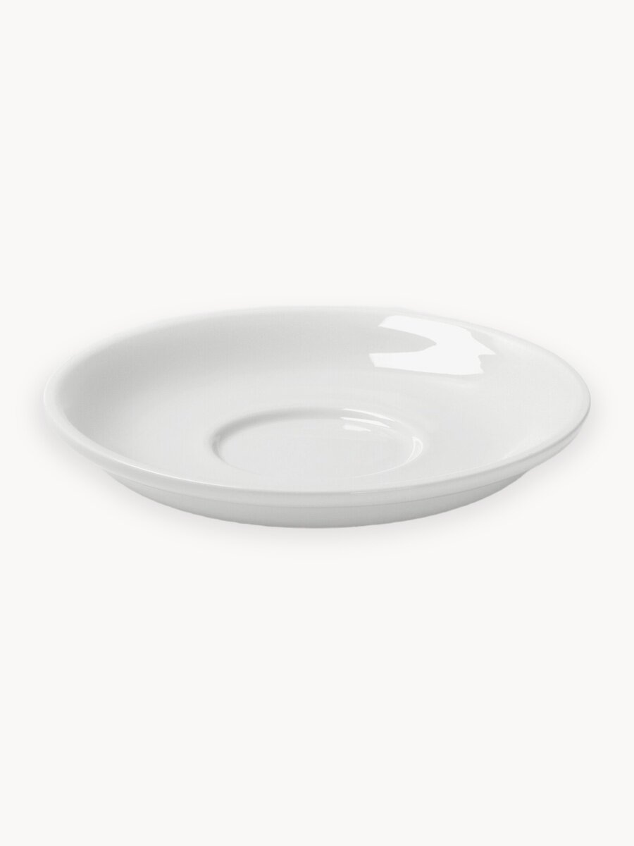 Блюдце Hanna Knövell, d=14 см, к чашке 150 мл штабелируемой, фарфор, белое