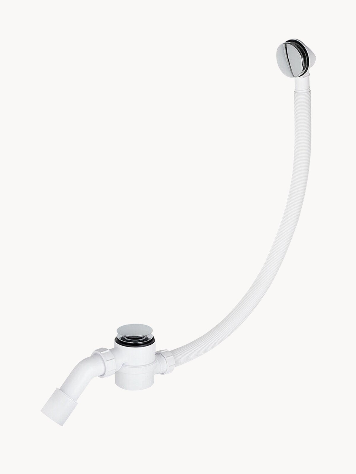 Сифон для ванны McAlpine 1 1/2х40 мм с выпуском d70 мм клик-клак с соединением 40/50 мм (MRB12)