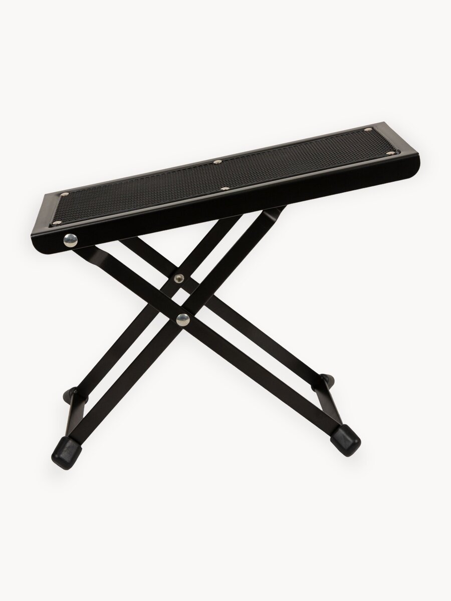 Подставка для ноги гитариста ROCKDALE "J-46", металлическая, складная, противоскользящая, черная