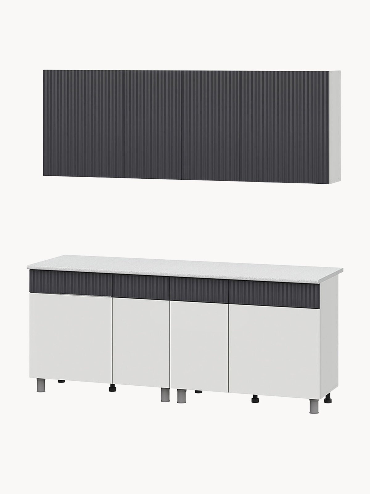 Кухонный гарнитур "София" (200 см), со столешницей, Парк Мебели