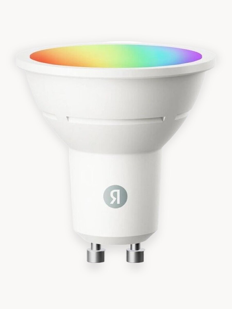 Умная лампочка Яндекс , GU10, 520 Лм, RGB, работает с Алисой, Matter over WiFi
