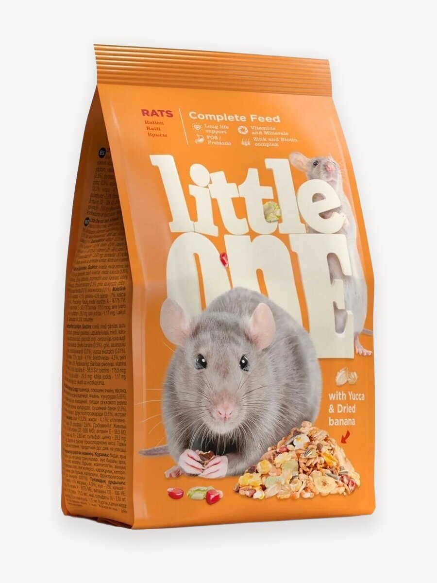 Литтл Уан 31050 Корм для крыс 400г