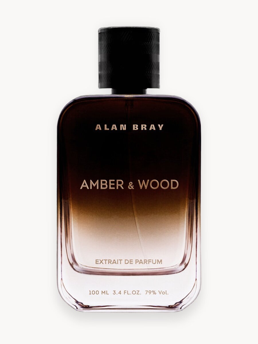 Духи мужские Alan Bray Extrait Amber&Wood парфюм мужской, древесный, пряный