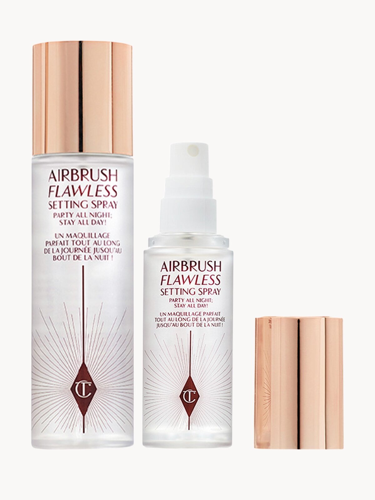 Набор фиксаторов макияжа Charlotte Tilbury Airbrush Flawless Setting Spray Duo 134 мл (2шт)