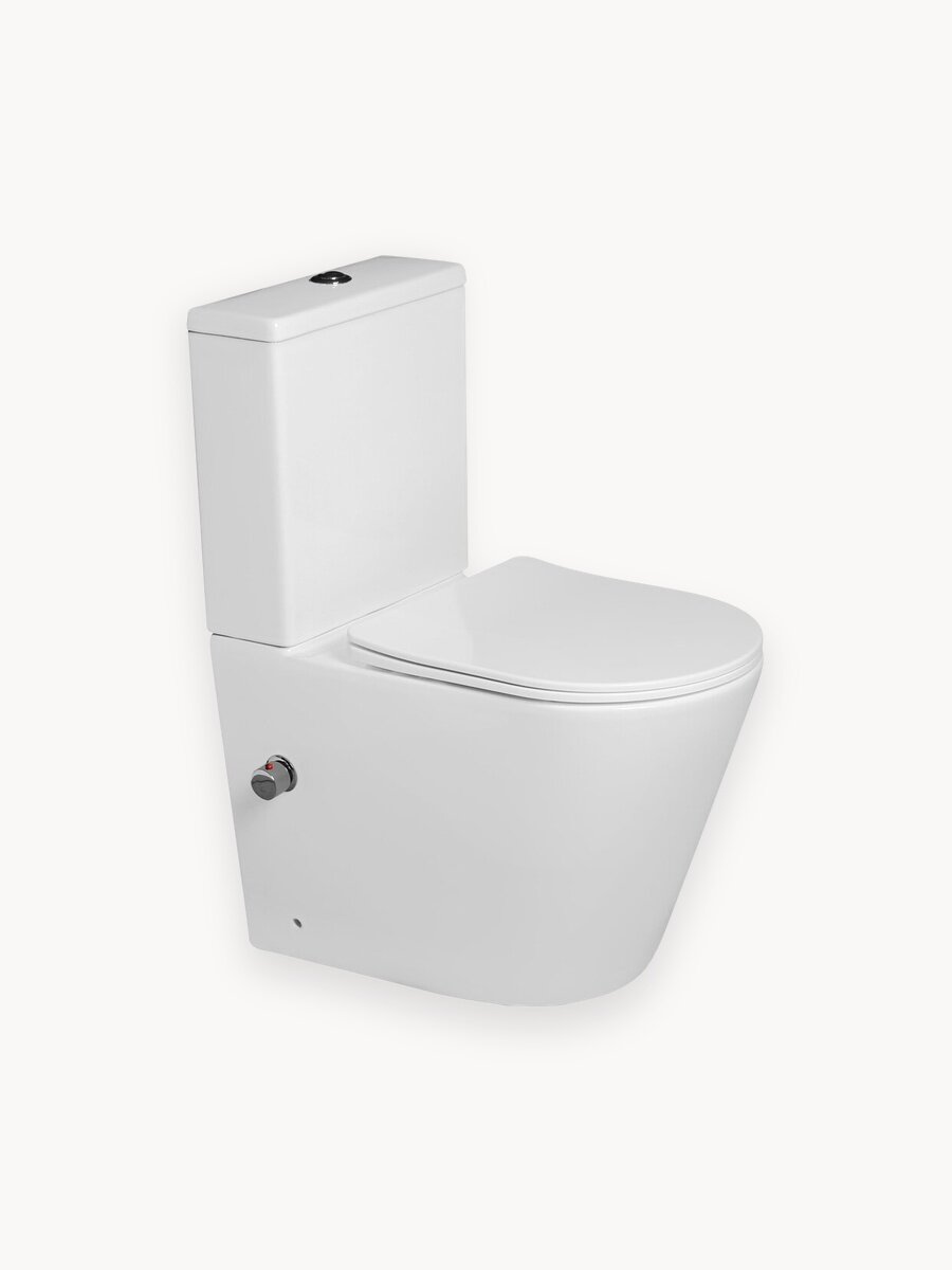 Унитаз SantiLine SL-5014SM-BD с функцией биде и смесителем