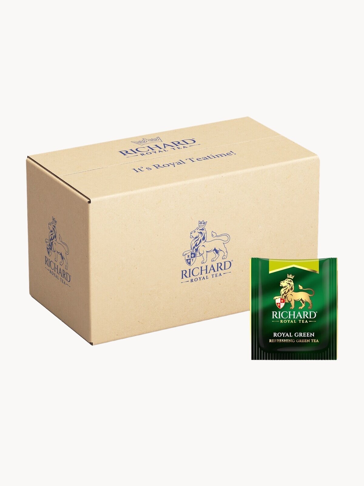 Чай зеленый Richard Royal Green в пакетиках, 200 пак.