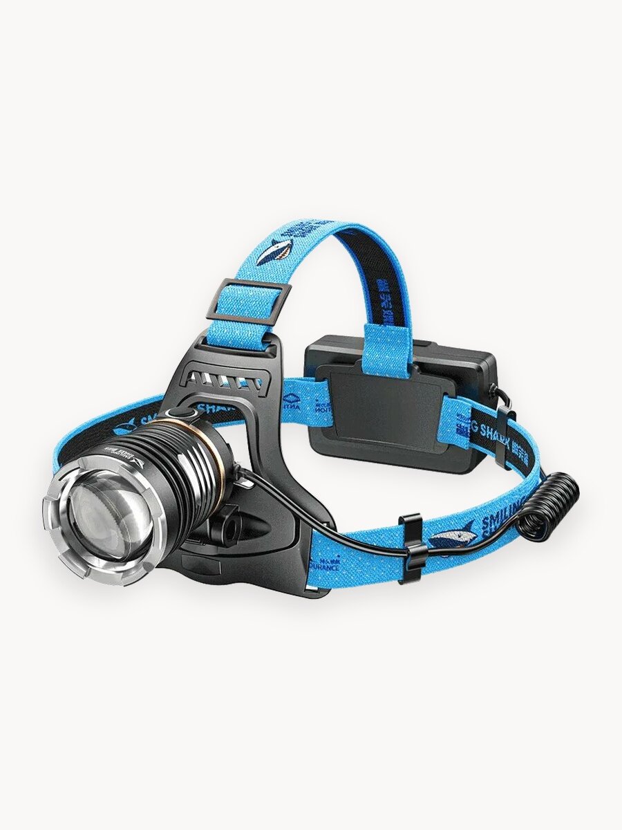 Фонарь налобный аккумуляторный светодиодный мощный 18650 USB